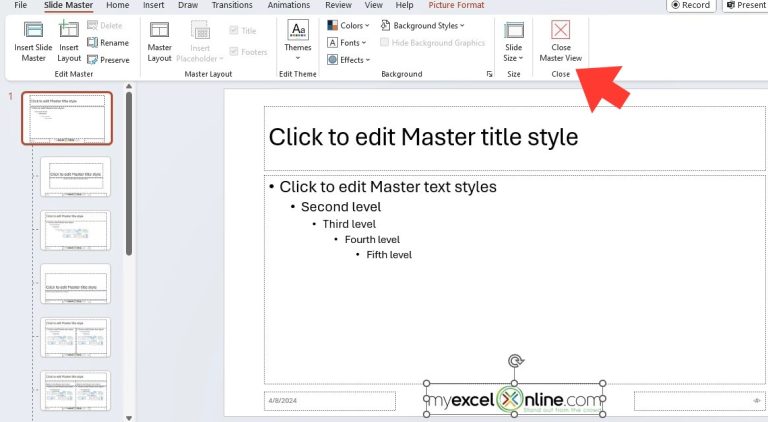 How to Change Footer in PowerPoint Fast | MyExcelOnline