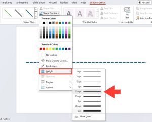 How to Insert Dotted Lines in PowerPoint Effectively | MyExcelOnline