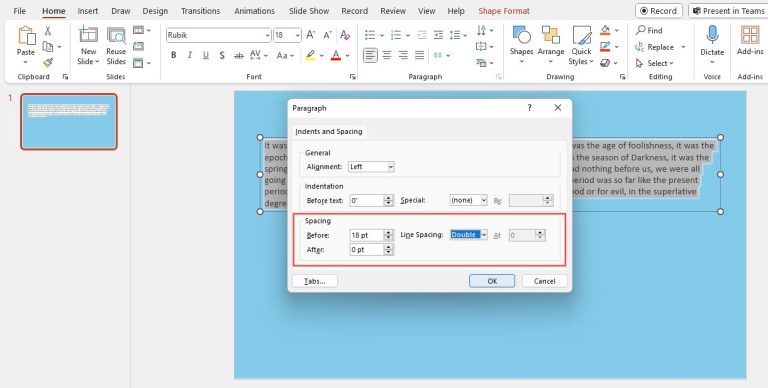 The Ultimate Guide to Double Space Text in PowerPoint Fast | MyExcelOnline
