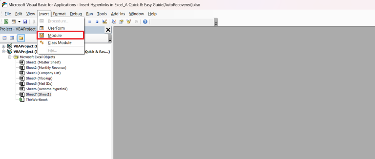 How to Insert Hyperlink in Excel - Step by Step Guide | MyExcelOnline