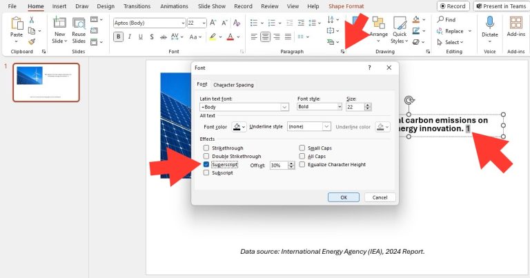 Easily Insert Footnotes in PowerPoint: A 3-Step Tutorial | MyExcelOnline