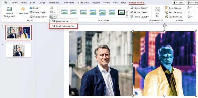 How to Invert Picture Colors in PowerPoint Fast | MyExcelOnline