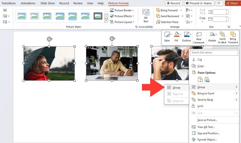 How to Rotate & Mirror Objects in PowerPoint Fast! | MyExcelOnline