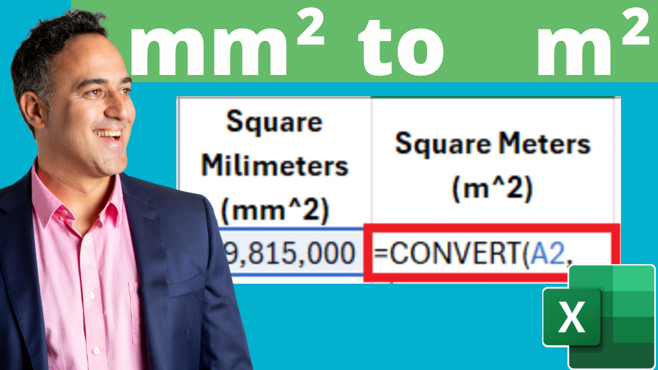 Excel Convert Function Effortless Square MM To Square M Formula Excel Convert Function Effortless Square MM To Square M Formula
