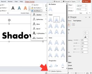 How to Create Stunning Text Shadow in PowerPoint | MyExcelOnline