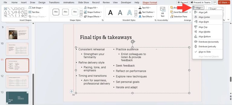 How to Add Columns in PowerPoint Slides Fast | MyExcelOnline