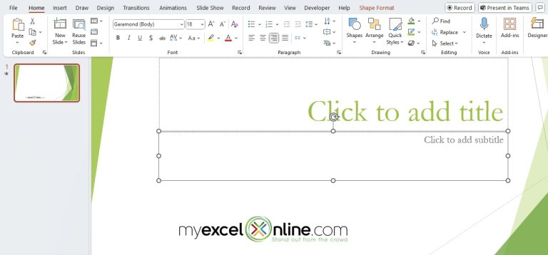 How to Delete Text Boxes Fast in PowerPoint | MyExcelOnline