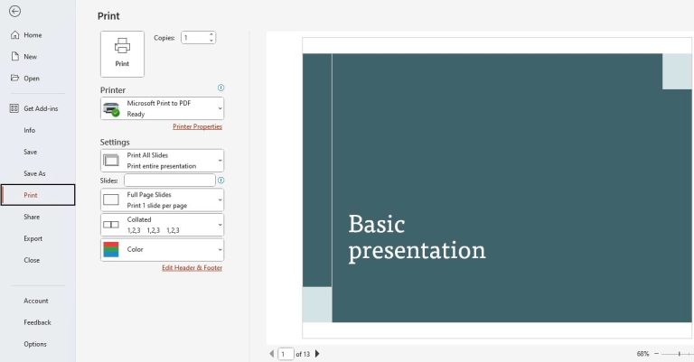 The Ultimate Guide to Customize Your PowerPoint Print Size | MyExcelOnline
