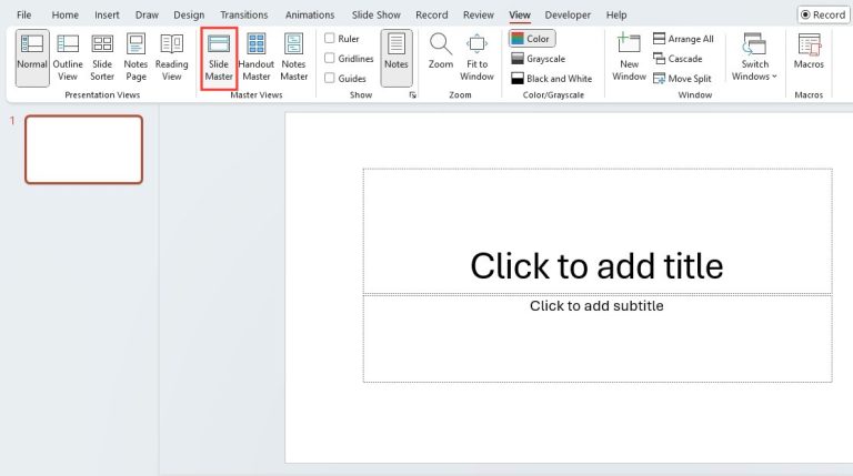 How to Use PowerPoint Slide Master - Step by Step Guide | MyExcelOnline