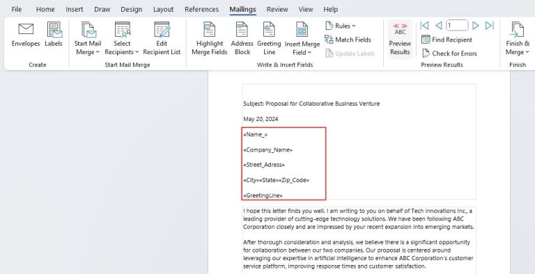 How to Print Excel Labels with Word | MyExcelOnline