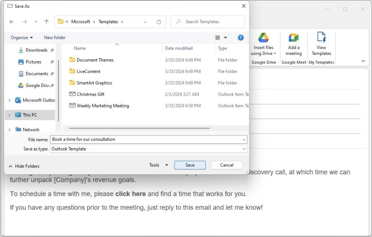 How to Import Templates into Shared Outlook Email | MyExcelOnline