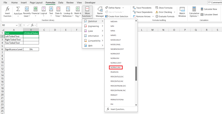 How to Use Z Critical Value Calculator in Excel - Step by Step Guide | MyExcelOnline