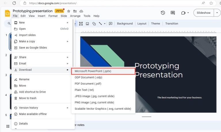 How to Open Google Slides in PowerPoint Quickly | MyExcelOnline