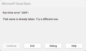 Easy Run Time Error 1004 Fixes in Excel | MyExcelOnline