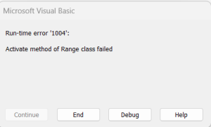Easy Run Time Error 1004 Fixes in Excel | MyExcelOnline