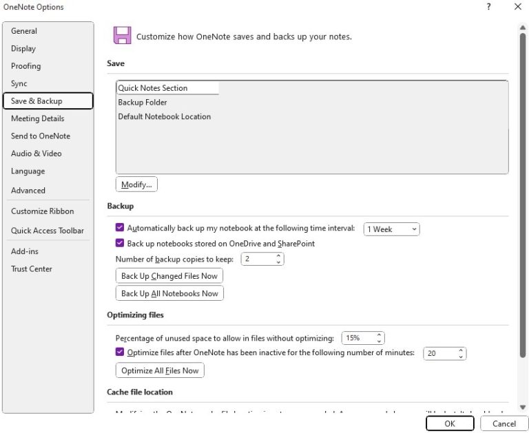 How to Backup OneNote on Windows 11 Fast | MyExcelOnline