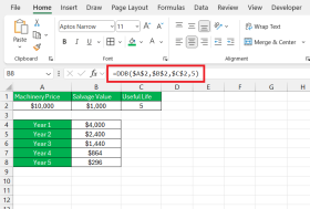 How to Calculate Double Declining Depreciation in Excel | MyExcelOnline