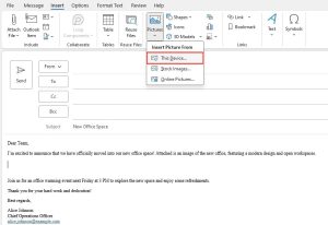 How to Insert Images in Outlook Emails Fast | MyExcelOnline
