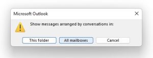 How to Enable/Disable Outlook Conversation View in Inbox | MyExcelOnline