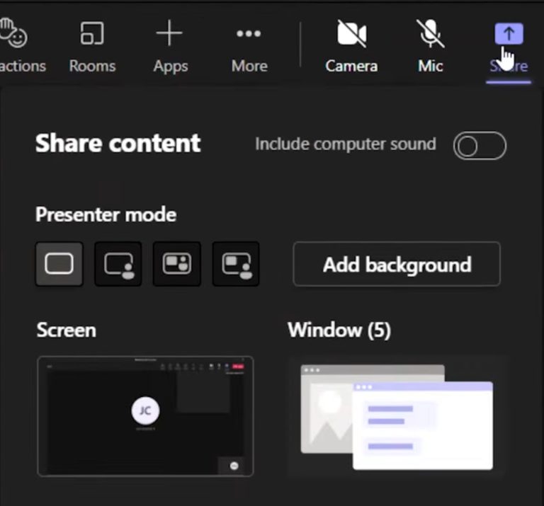 The Ultimate Guide to Content Sharing in Microsoft Teams Screen Share | MyExcelOnline