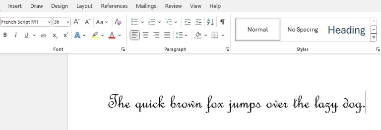 Top 10 Cute Fonts in Microsoft Word | MyExcelOnline
