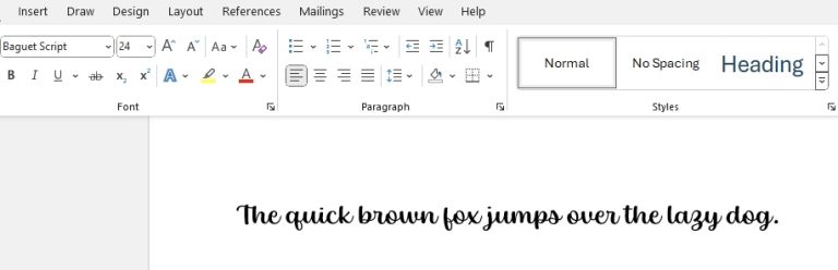 Top 10 Cute Fonts in Microsoft Word | MyExcelOnline