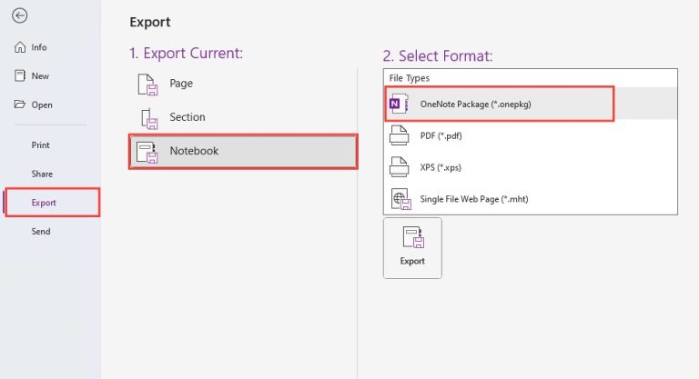 How to Export OneNote Notebooks Easily - Step by Step Guide | MyExcelOnline How to Export OneNote Notebooks Easily - Step by Step Guide | MyExcelOnline