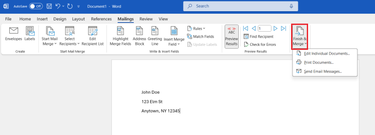 How to Print Address Labels using Excel | MyExcelOnline