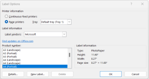 How to Print Address Labels using Excel | MyExcelOnline