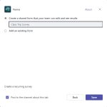 How to Create a Survey in Microsoft Teams | MyExcelOnline