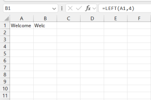 How to Utilize LEFT Function for Data in Excel - Step by Step Guide ...