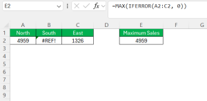 How to Find the Maximum Value with Max Function in Excel | MyExcelOnline