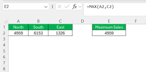 How to Find the Maximum Value with Max Function in Excel | MyExcelOnline