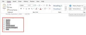 How to Create Checklists with OneNote Checkboxes | MyExcelOnline