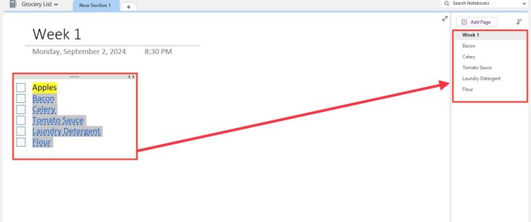 How to Create Checklists with OneNote Checkboxes | MyExcelOnline
