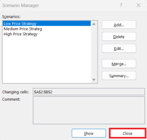 Scenario Manager Excel Tutorial - Step by Step Forecasting Guide ...