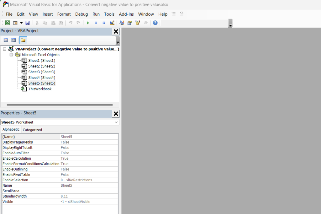 Excel Formula to Convert Negative value to Positive value - Step by Step Guide | MyExcelOnline