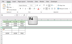 The Ultimate Guide to F4 Excel - How to Effortlessly Repeat Last Action | MyExcelOnline