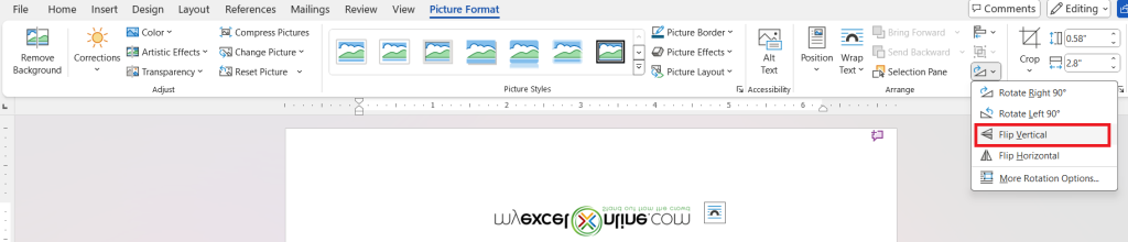 How to Mirror Images in Word - Step by Step Guide | MyExcelOnline