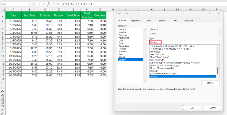 How to Calculate Hours Worked in Excel | MyExcelOnline