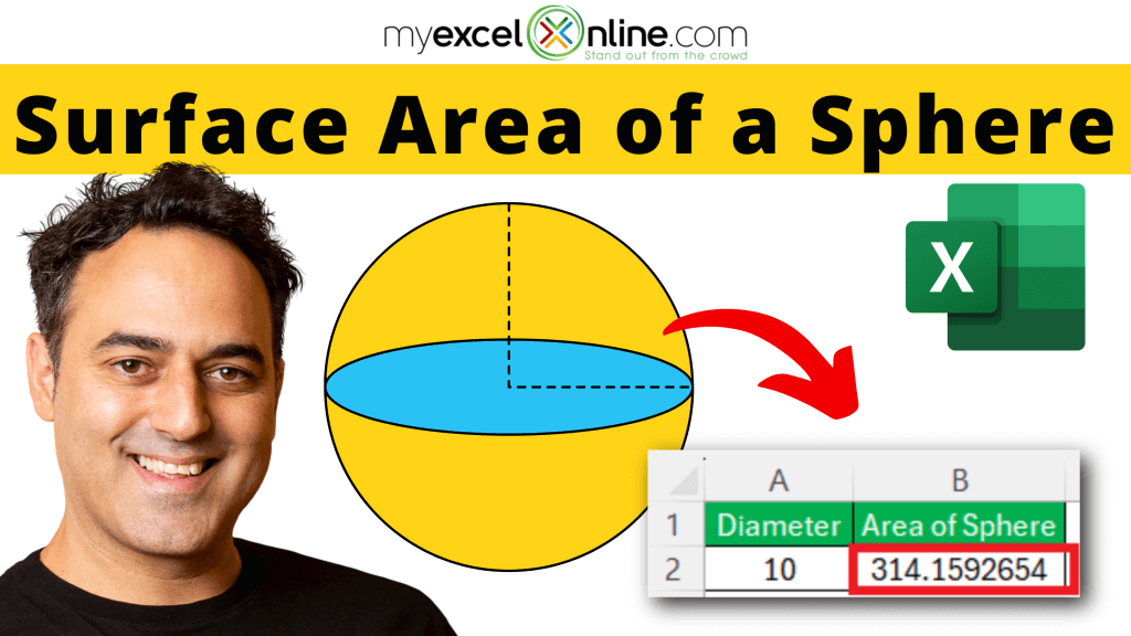 The Ultimate Guide to Surface Area of Sphere with Excel Formulas | MyExcelOnline