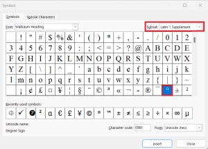 How to Make a Degree Symbol in Excel | MyExcelOnline