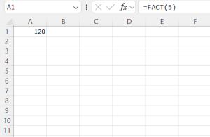 How to Calculate Factorial in Excel Fast | MyExcelOnline