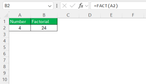 How to Calculate Factorial in Excel Fast | MyExcelOnline