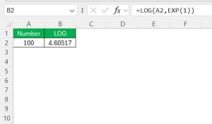 The Ultimate Guide to Log 2 Function in Excel | MyExcelOnline