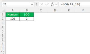 The Ultimate Guide to Log 2 Function in Excel | MyExcelOnline
