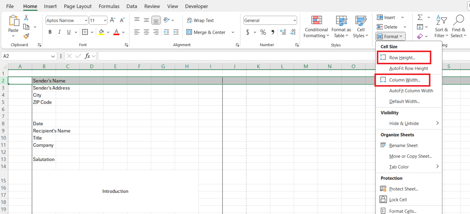 How to Use Letter Format in Excel - Step by Step Formatting Guide ...