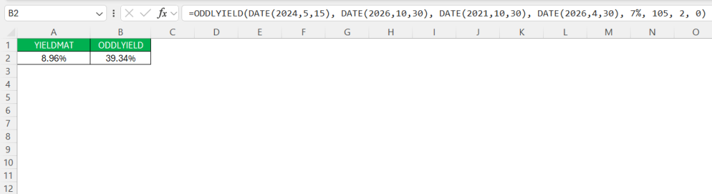 The Ultimate Guide to Yield Formula in Excel | MyExcelOnline