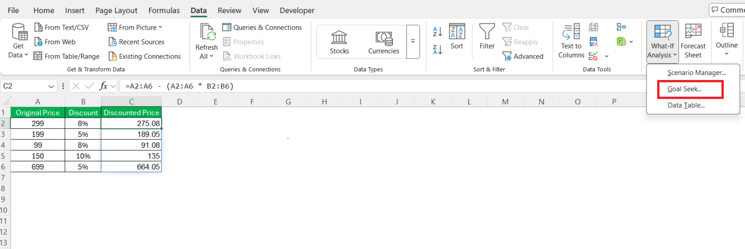 Excel Discount Calculator - Step by Step Formula Guide | MyExcelOnline