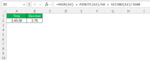 How to Convert Minutes to Decimal in Excel | MyExcelOnline